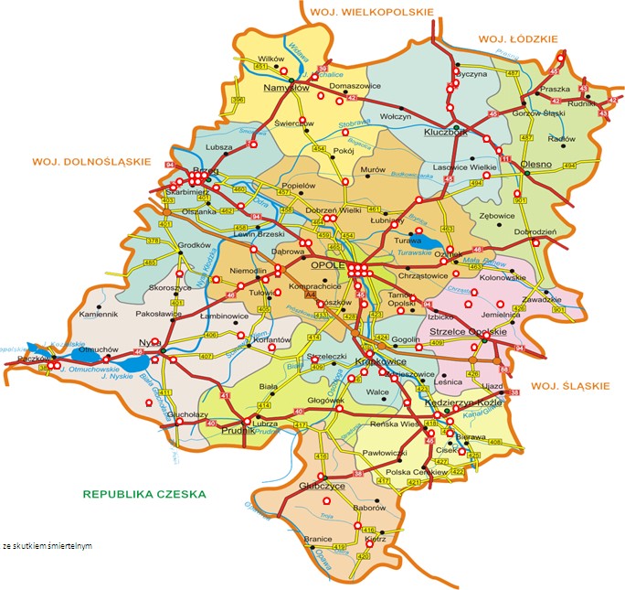 Policyjna Mapa Wypadków w Woj. Opolskim - Policyjna Mapa Wypadków ...